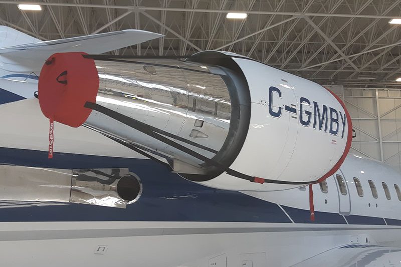 Aircraft Engine "nacelle" covers | Kinnear Upholstery Inc.