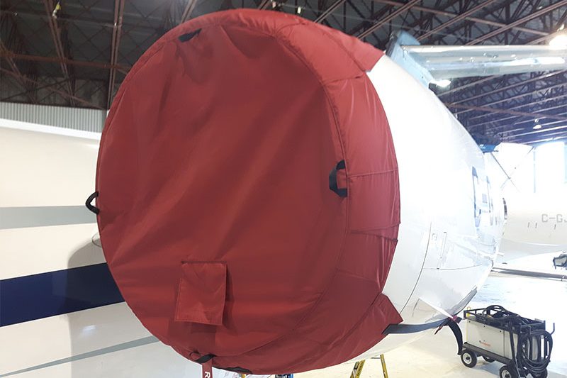 Aircraft APU Exhaust Plugs | Kinnear Upholstery Inc.